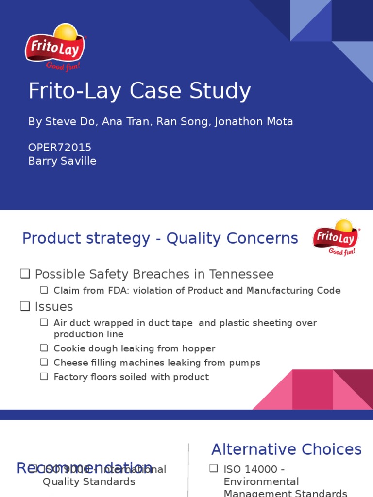 Frito Lay Case Study | PDF