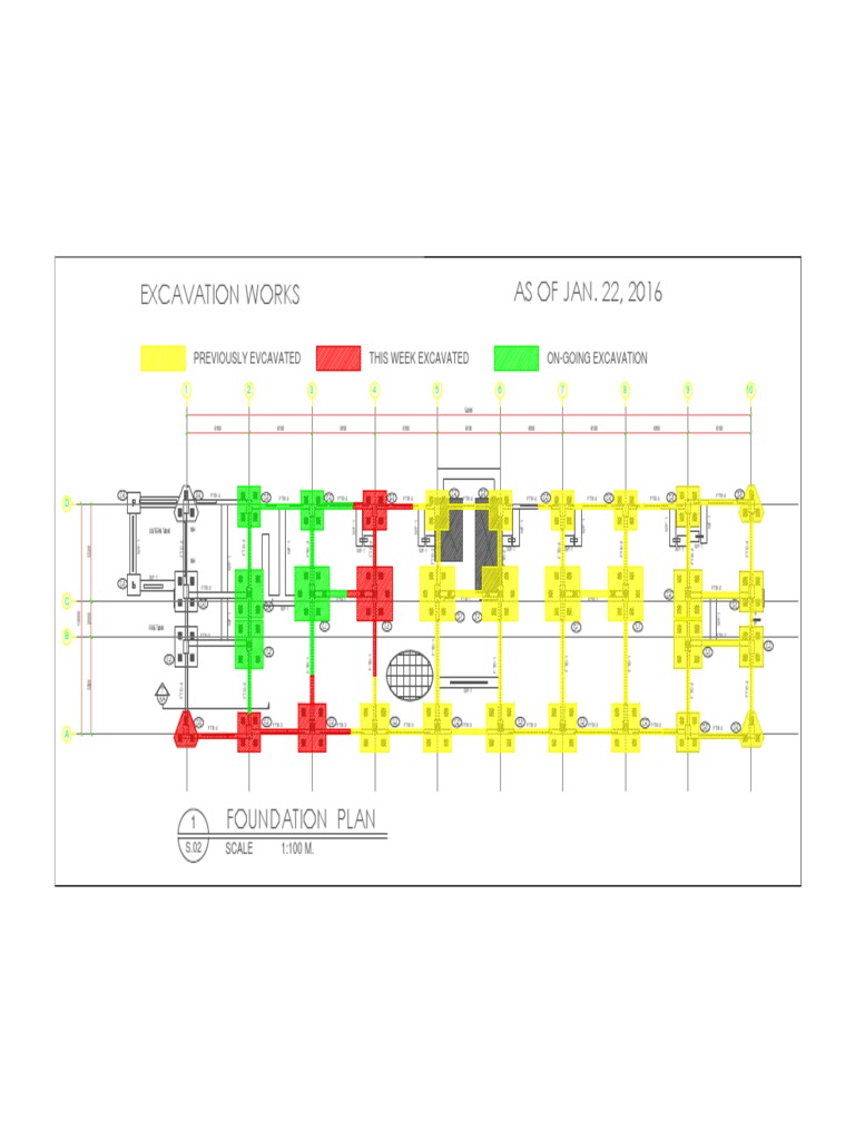 Foundation Plan and Excavation Details | PDF