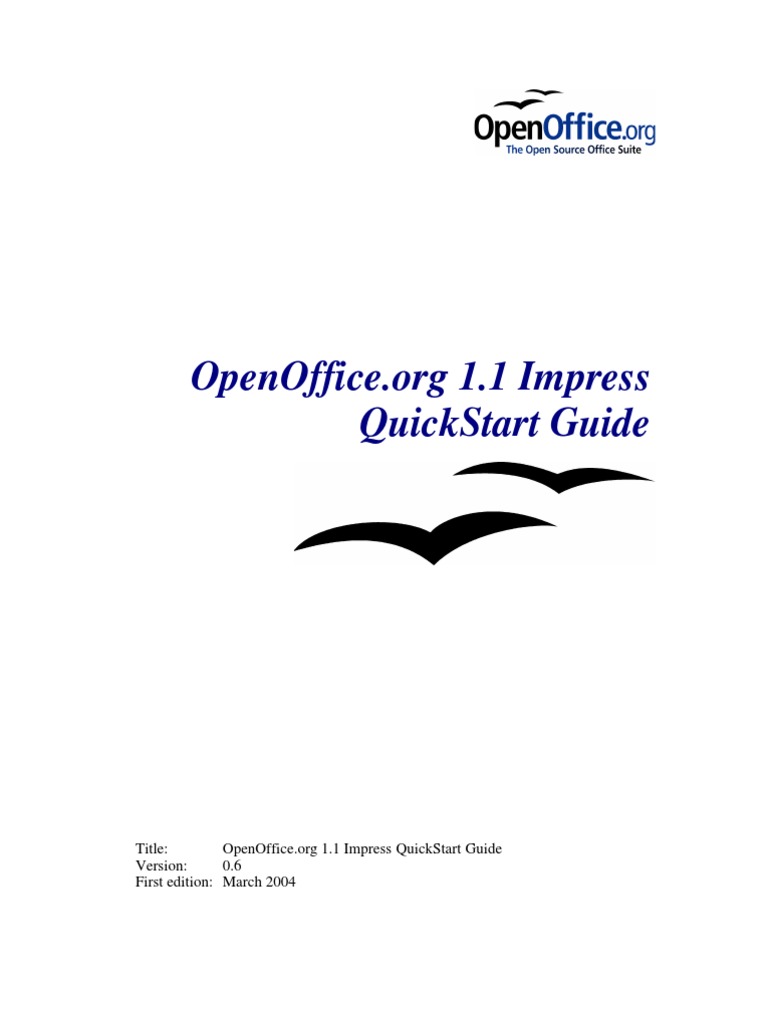 Quickstart Guide: Title: 0.6 First Edition: March 2004 | PDF ...