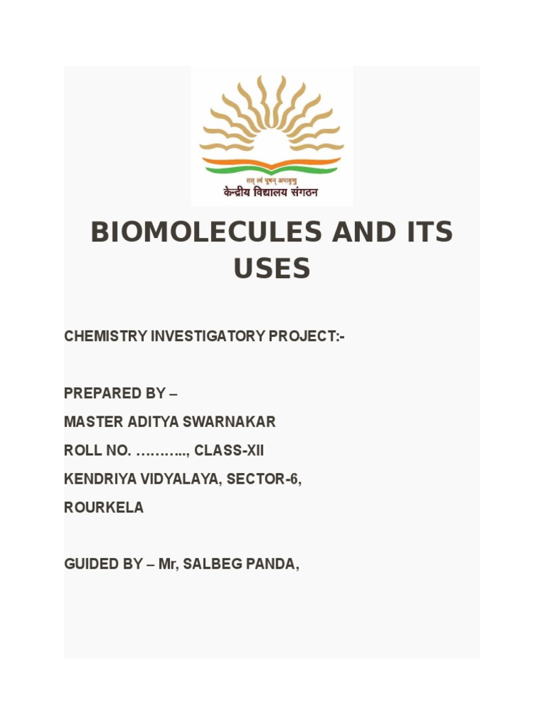 Biomolecules and Its Uses | PDF | Biomolecular Structure | Carbohydrates