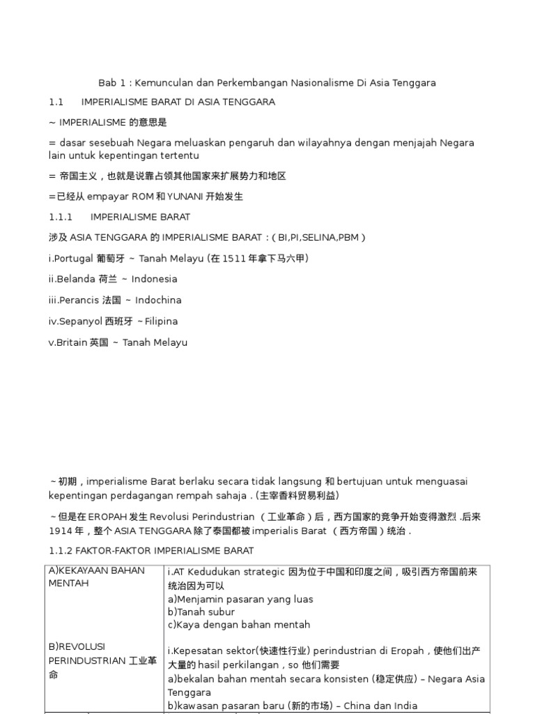 Sejarah Form 5 | PDF