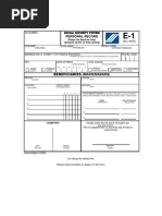 SSS E1 Form | PDF | Identity Document | Annulment