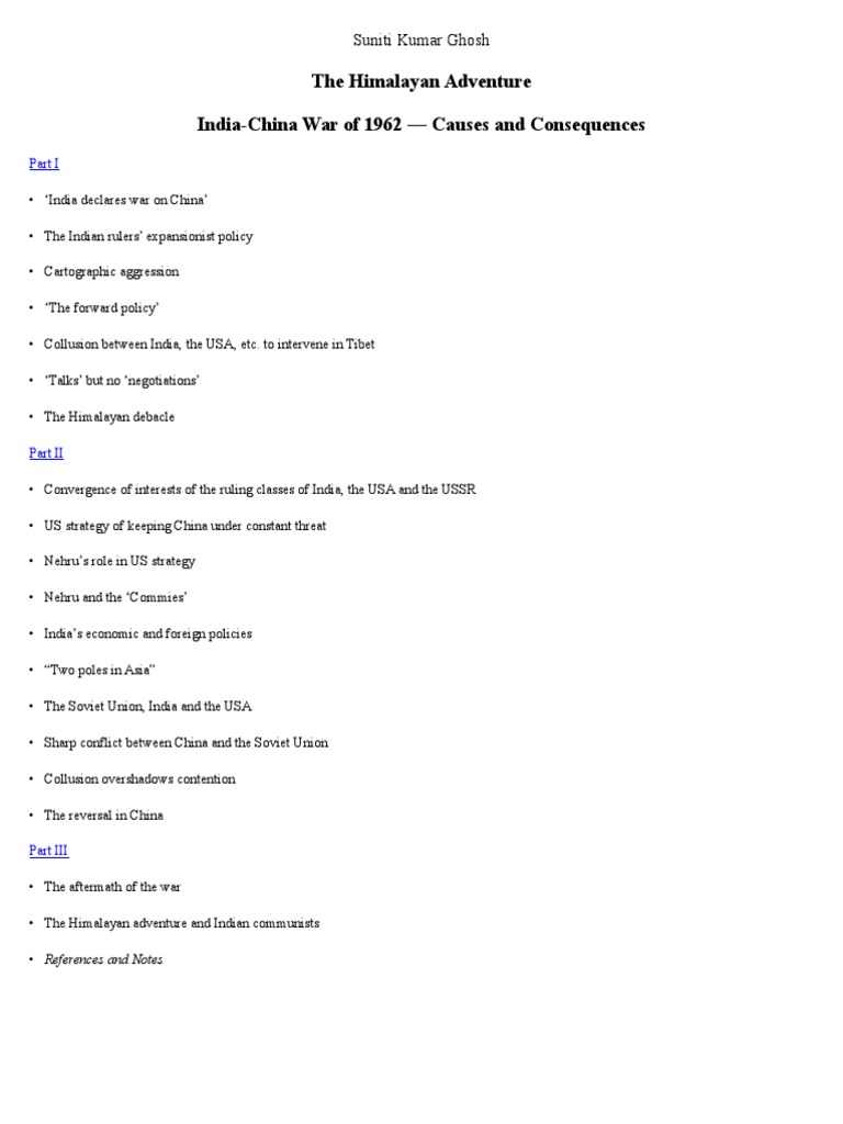 Suniti Kumar Ghosh History | PDF | Tibet | Jawaharlal Nehru