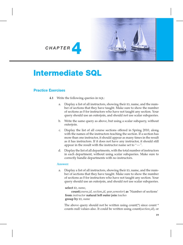 Korth Solution | PDF | Sql | Computer Data