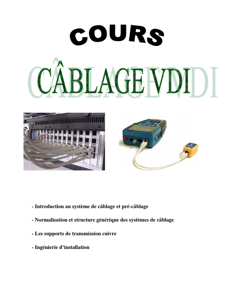 VDI Cours Cablage VDI | PDF | Câble coaxial | Électronique