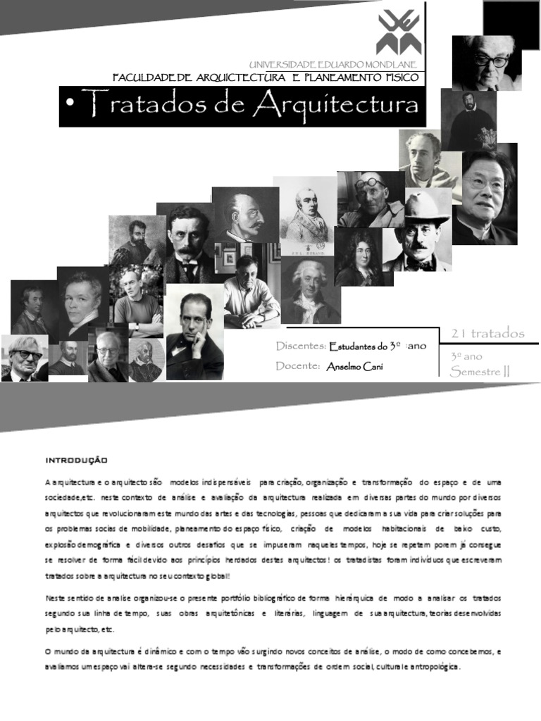 Teoria Da Arquitectura | PDF | Projeto arquitetônico | Arquitetura