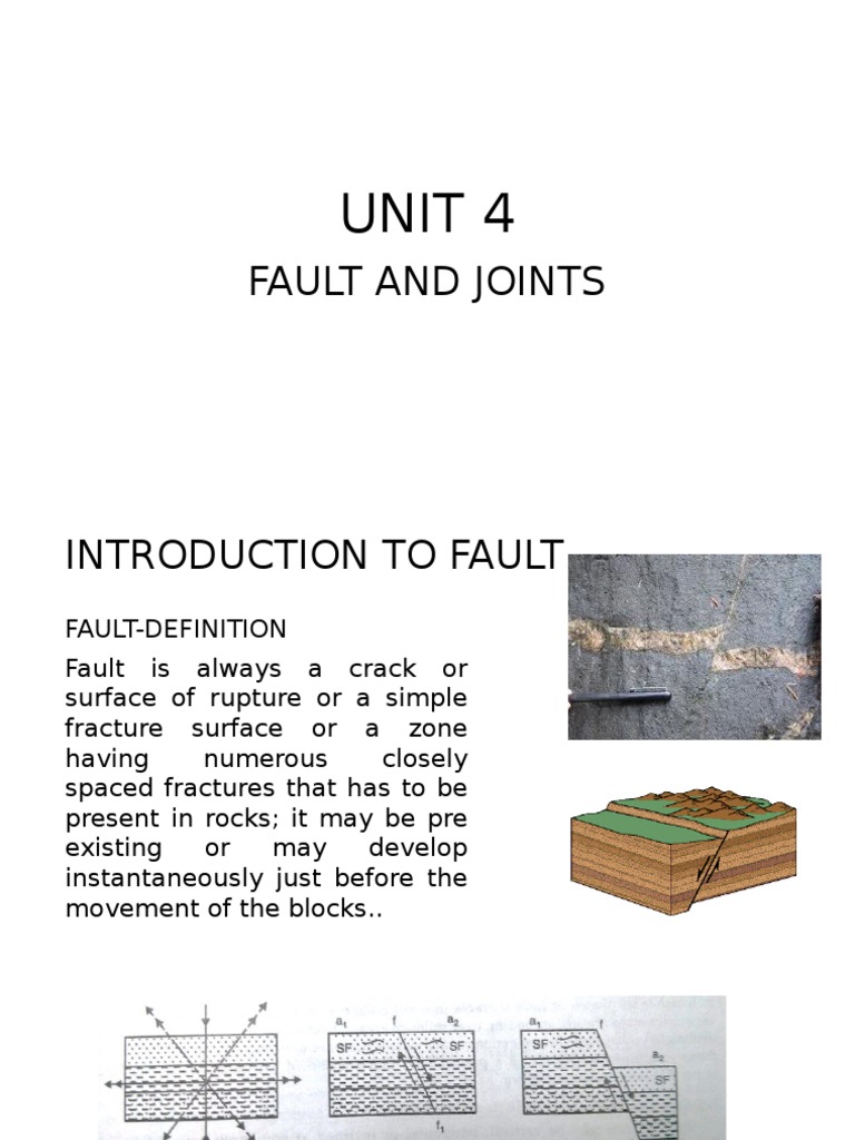Unit 4 Faults and Joints | Structural Geology | Fault (Geology)
