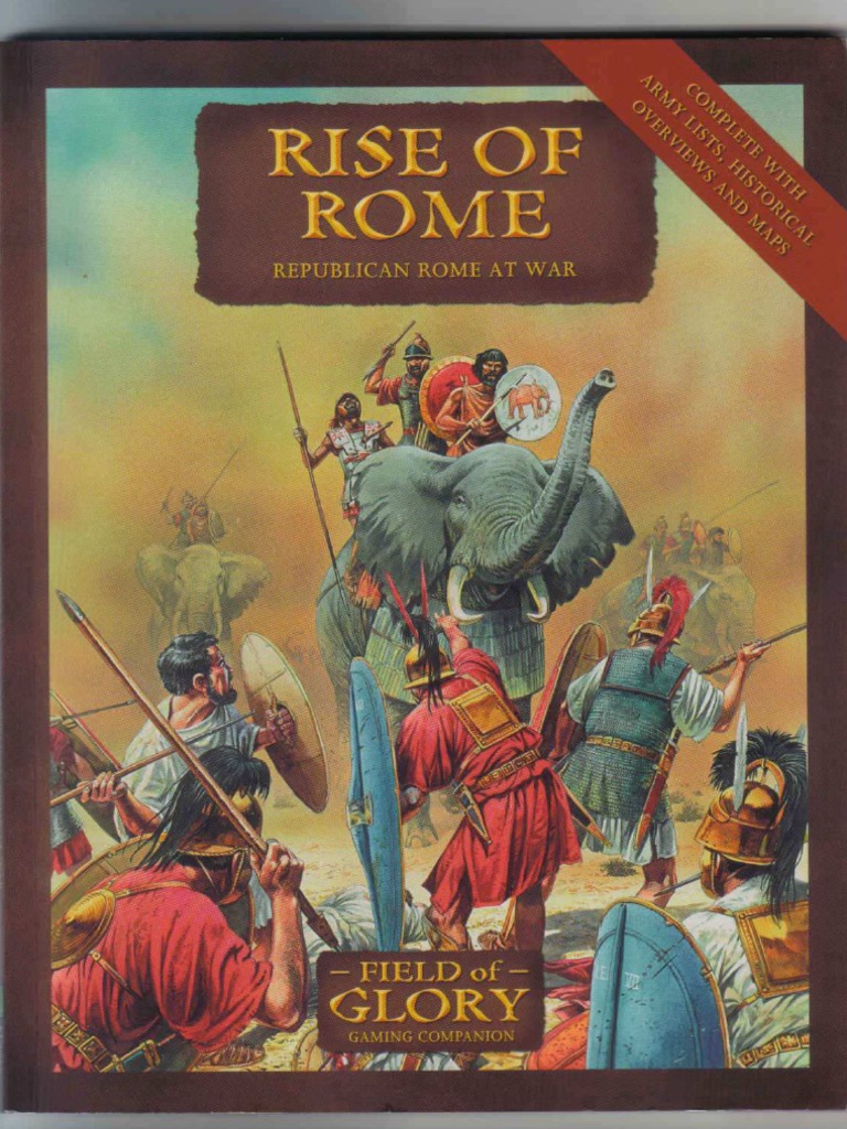 Rise of Rome, Republican Rome at War - Richard Bodley Scott | PDF