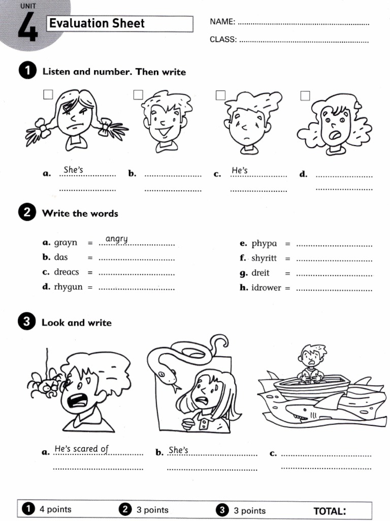 English Adventure 2, Test 4 | PDF