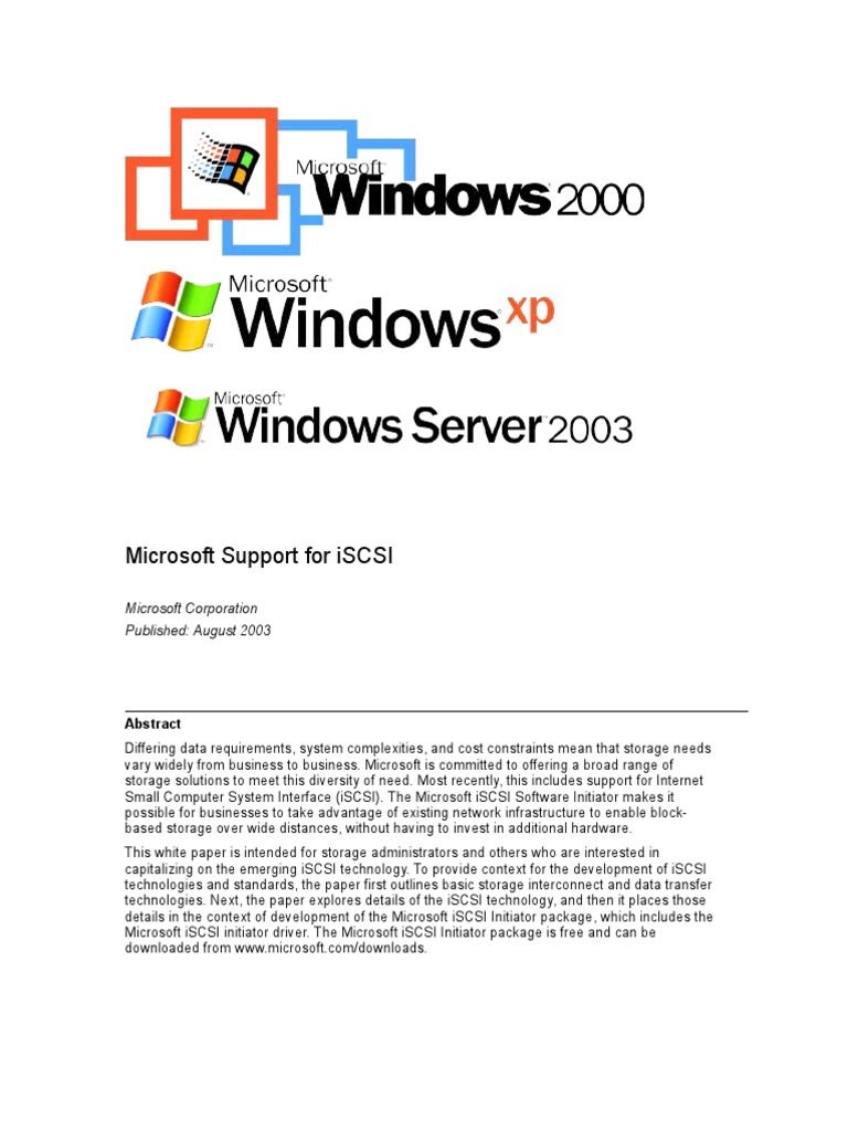 Microsoft Supportfori SCSI | PDF | Business
