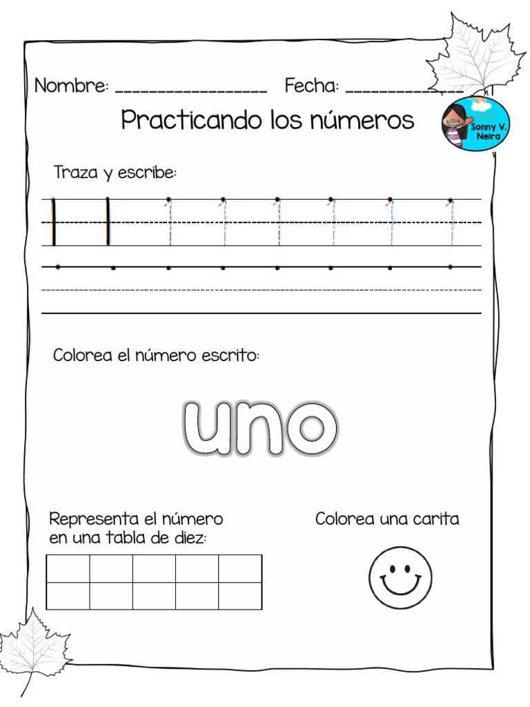 Actividades de Números del 1 al 10 | PDF