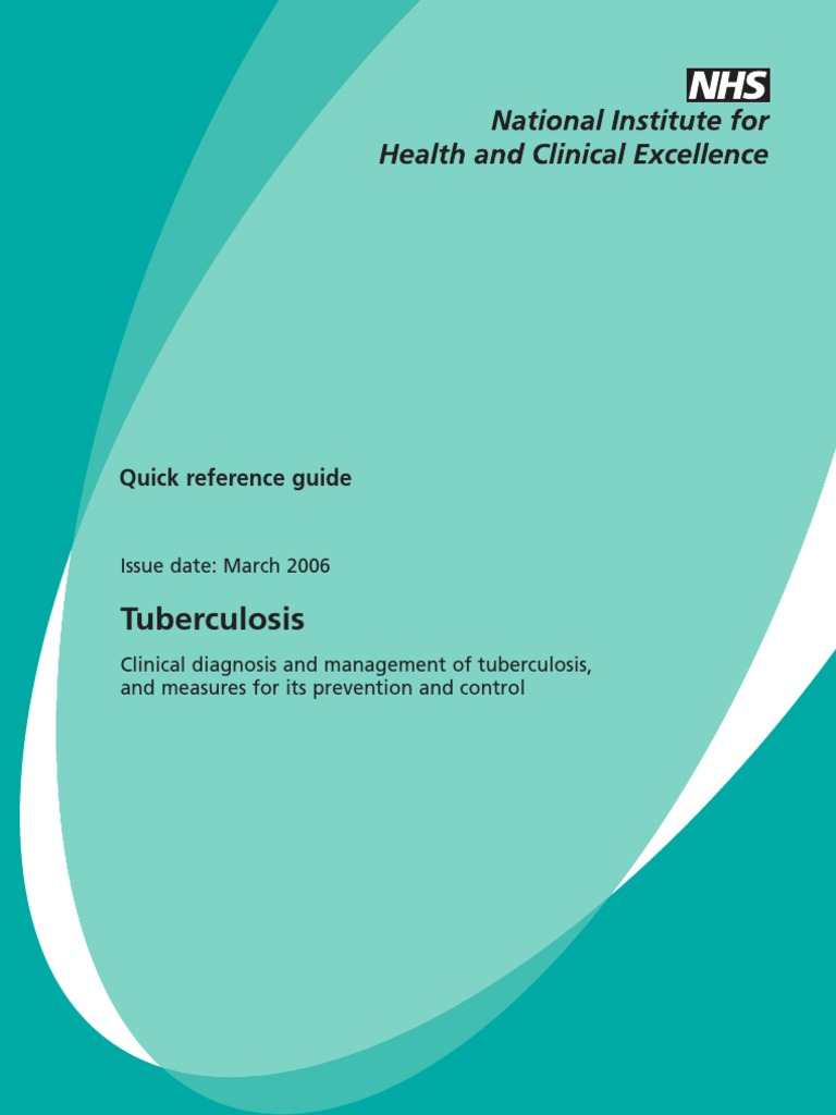 Tuberculosis: Quick Reference Guide | PDF | Tuberculosis | Hiv/Aids