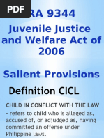 Salient Features of RA 9344 As Amended by RA 10630 1 1 | PDF | Child ...