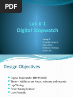 Stopwatch Functions and Uses in Labs | PDF