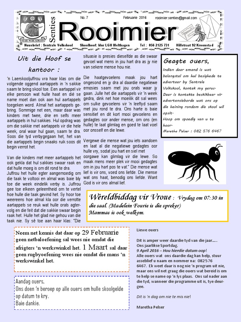 Rooimier 7 - 2016 | PDF