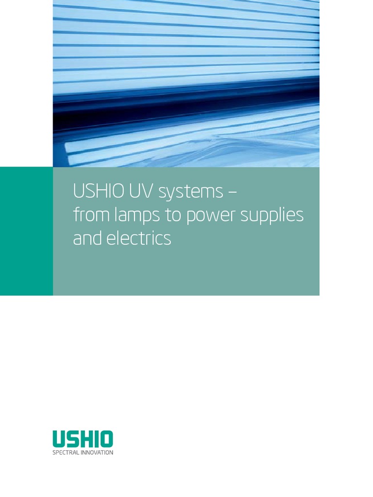 USHIO UV SysteaAsAms - From Lamps To Power Supplies and Electrics en ...