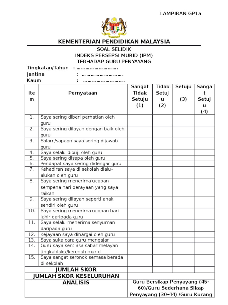 Borang Laporan Program Guru Penyayang Dan Mentor Mentee | PDF