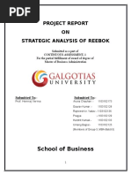 Strategic Management Project Report Sample | PDF | Coca Cola | Soft Drink