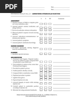 APhA Injection Technique Assessment Form | PDF | Injection (Medicine ...