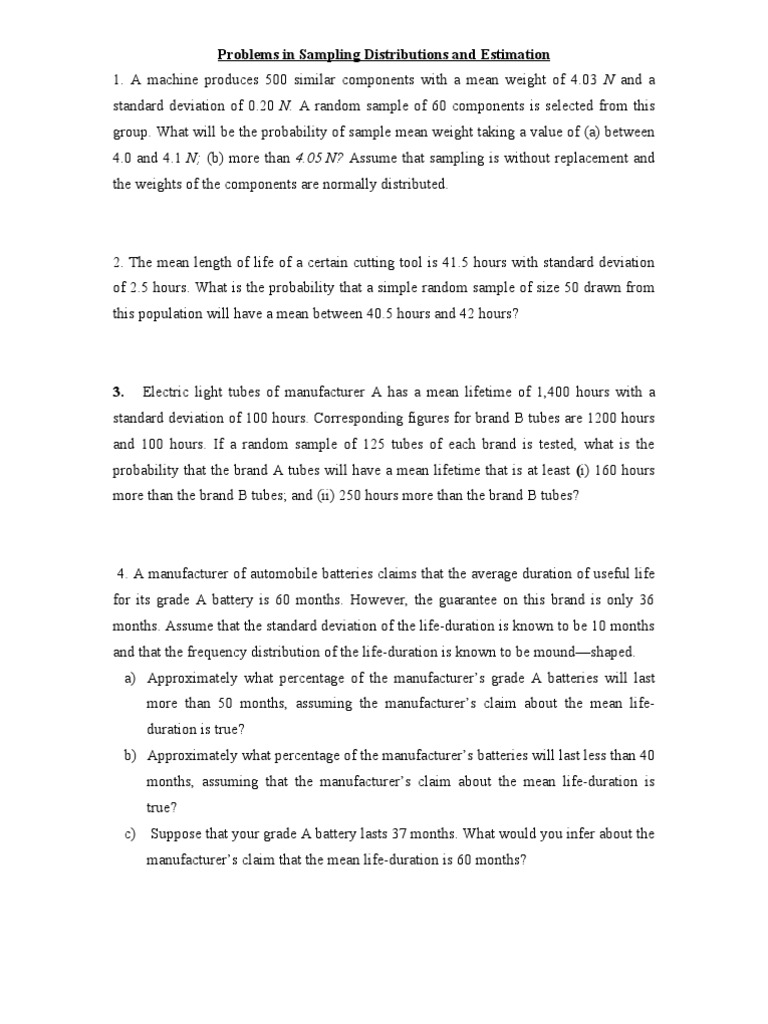 Estimating Defective Item Proportion | PDF | Confidence Interval ...
