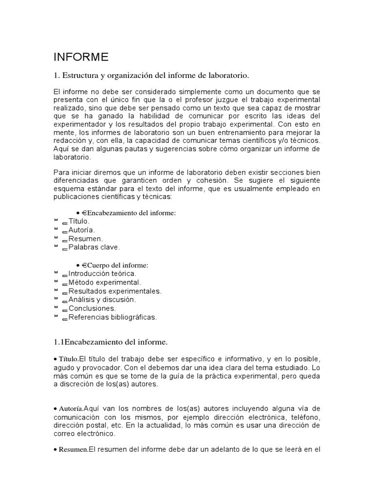 Informe Lab | PDF | Epistemología | Cognición