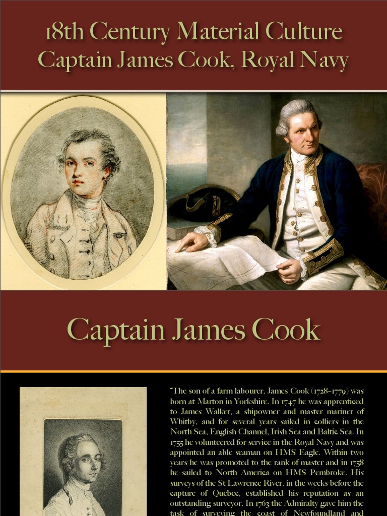 Naval - British Navy - Captain James Cook | Exploration | James Cook