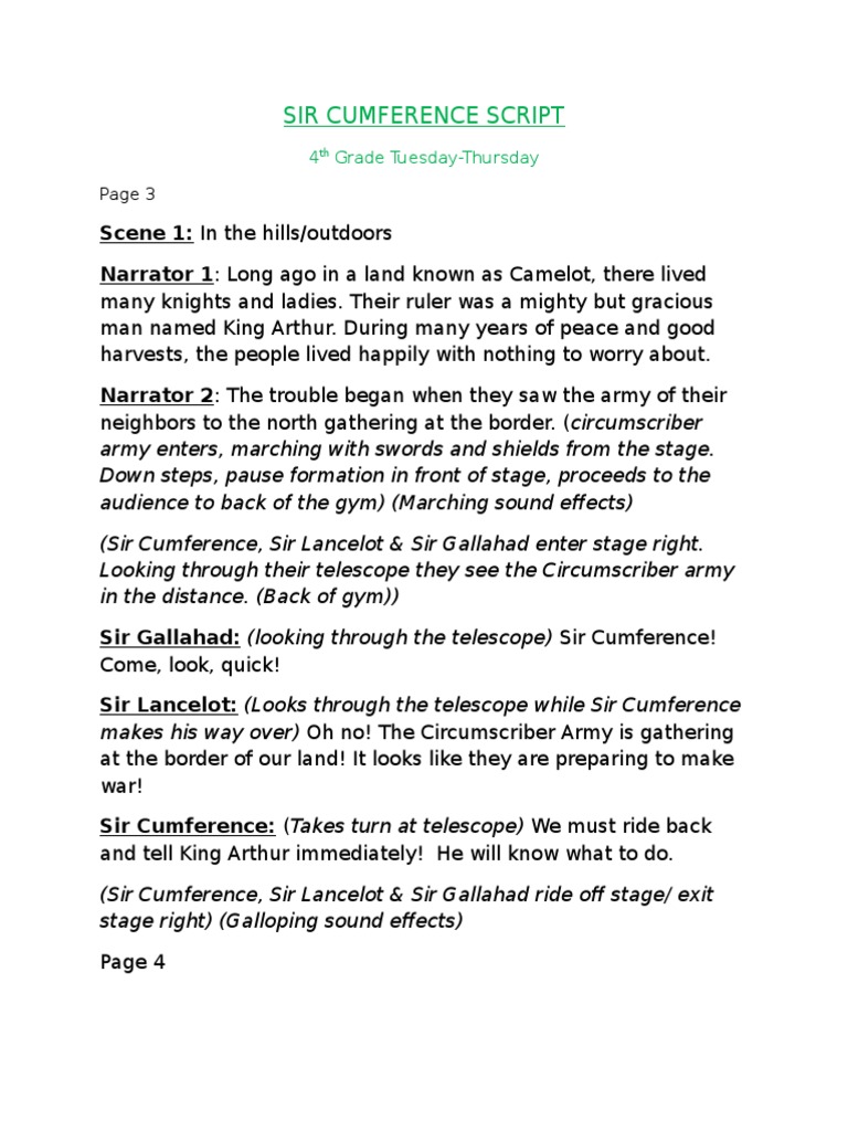 Sir Cumference and the Round Table | PDF | Galahad | Lancelot