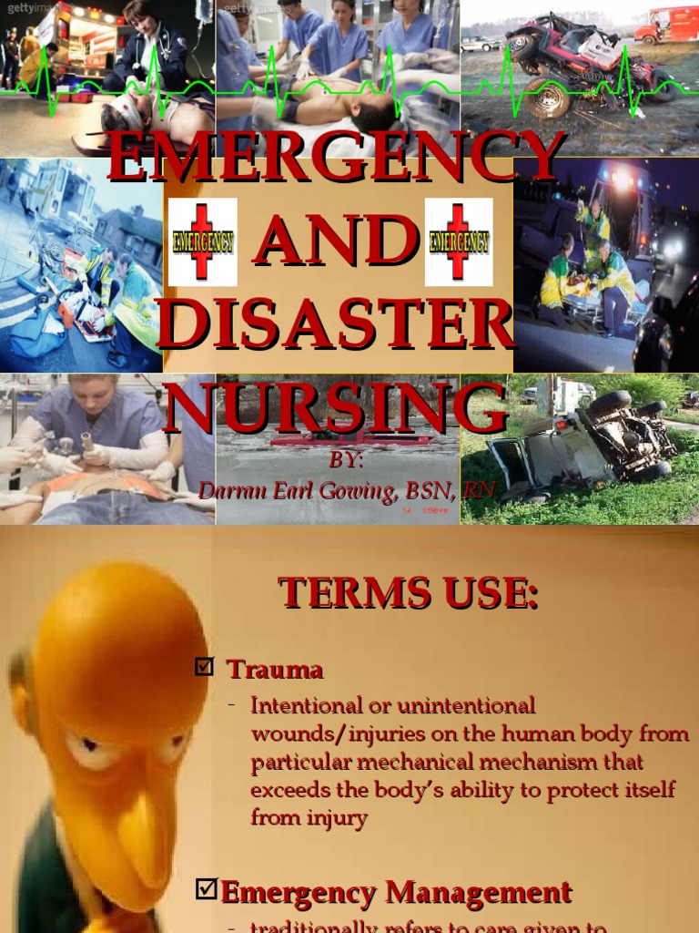 Emergency and Disaster Nursing | PDF | Burn | Thorax
