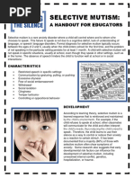 Selective Mutism Questionnaire | PDF | Youth | Social Institutions