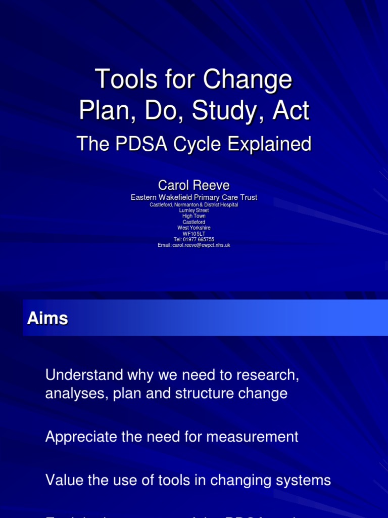 Model Pdca Cycle | PDF | Patient | Nursing