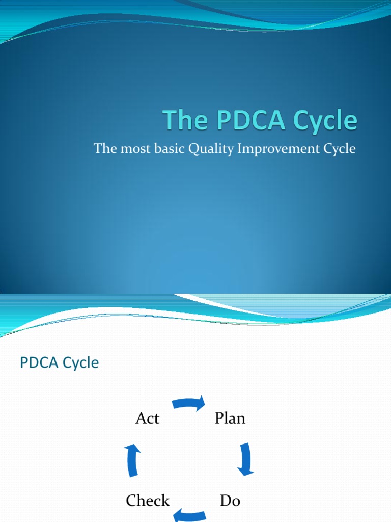 The Most Quality Improvement Cycle | PDF