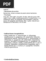 Ficha Técnica de CEFRADINA | PDF | Medicina CLINICA | Especialidades ...