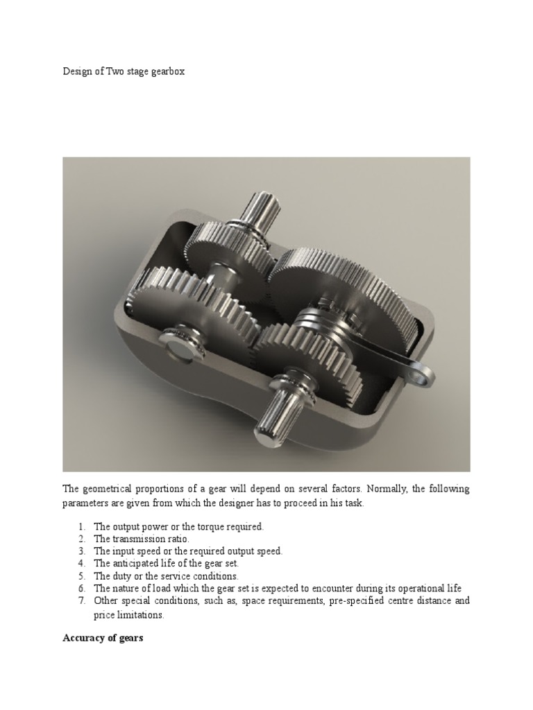 Gear Design Procedure | PDF | Gear | Transmission (Mechanics)
