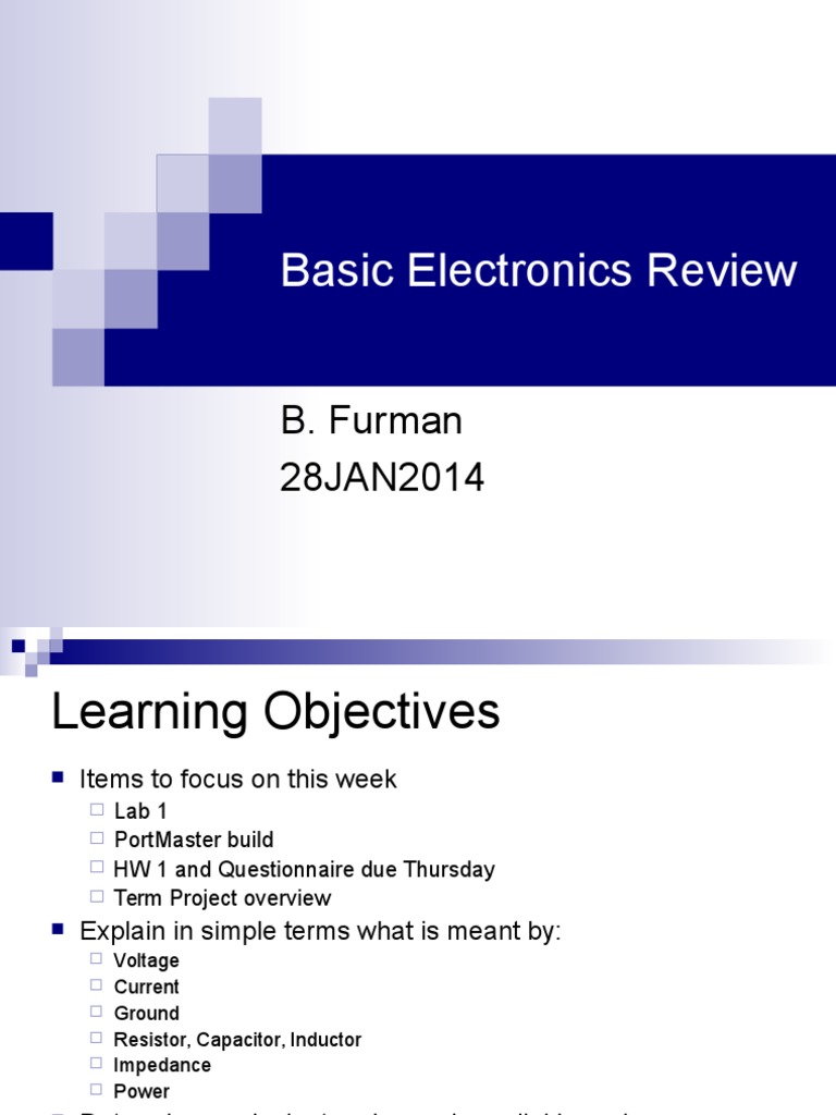 Basic Electronics Concepts Explained | PDF | Electrical Impedance | Voltage