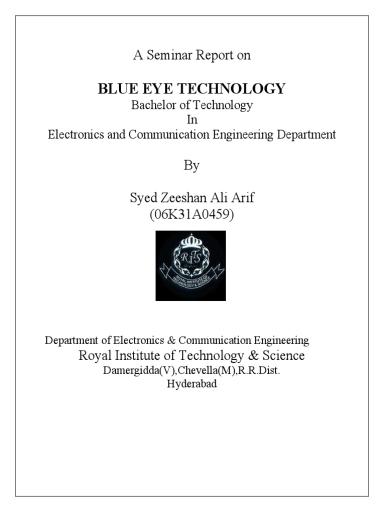 Blue Eyes | PDF | Analog To Digital Converter | Emotions