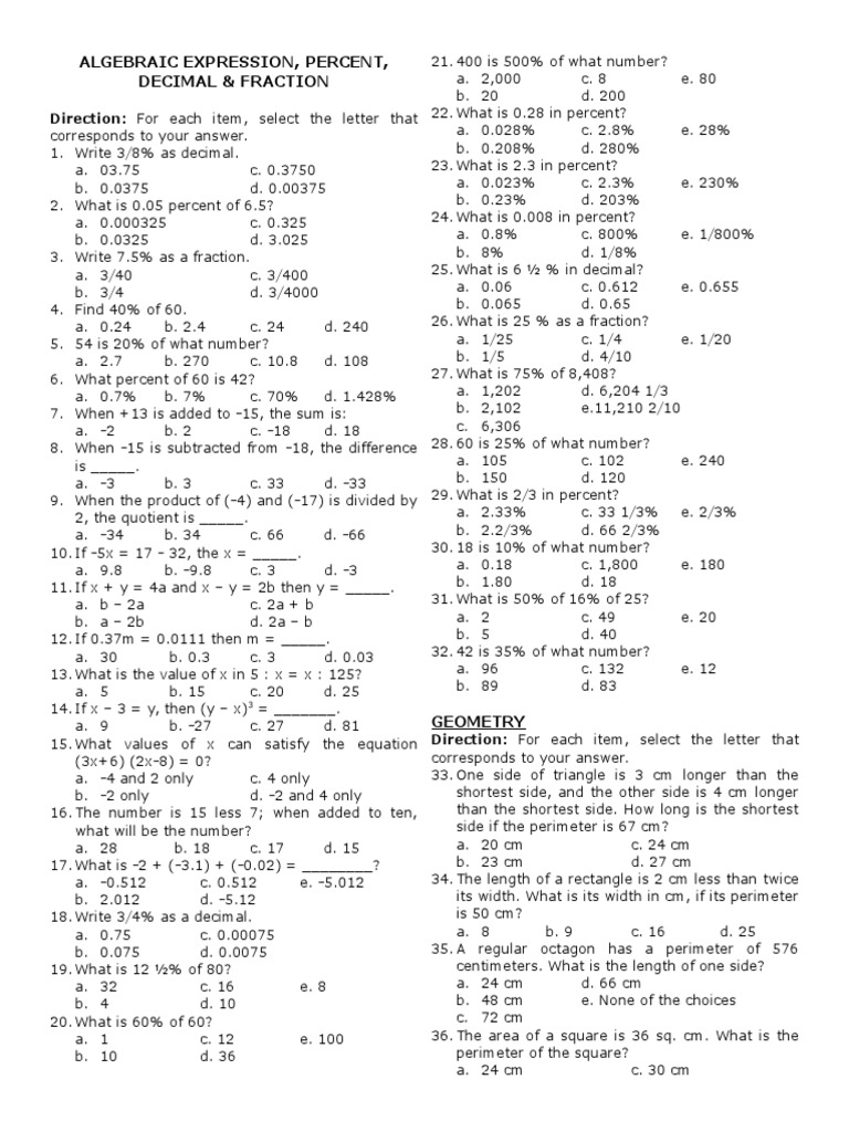 Language Prof Exam | PDF | Odds | Fraction (Mathematics)