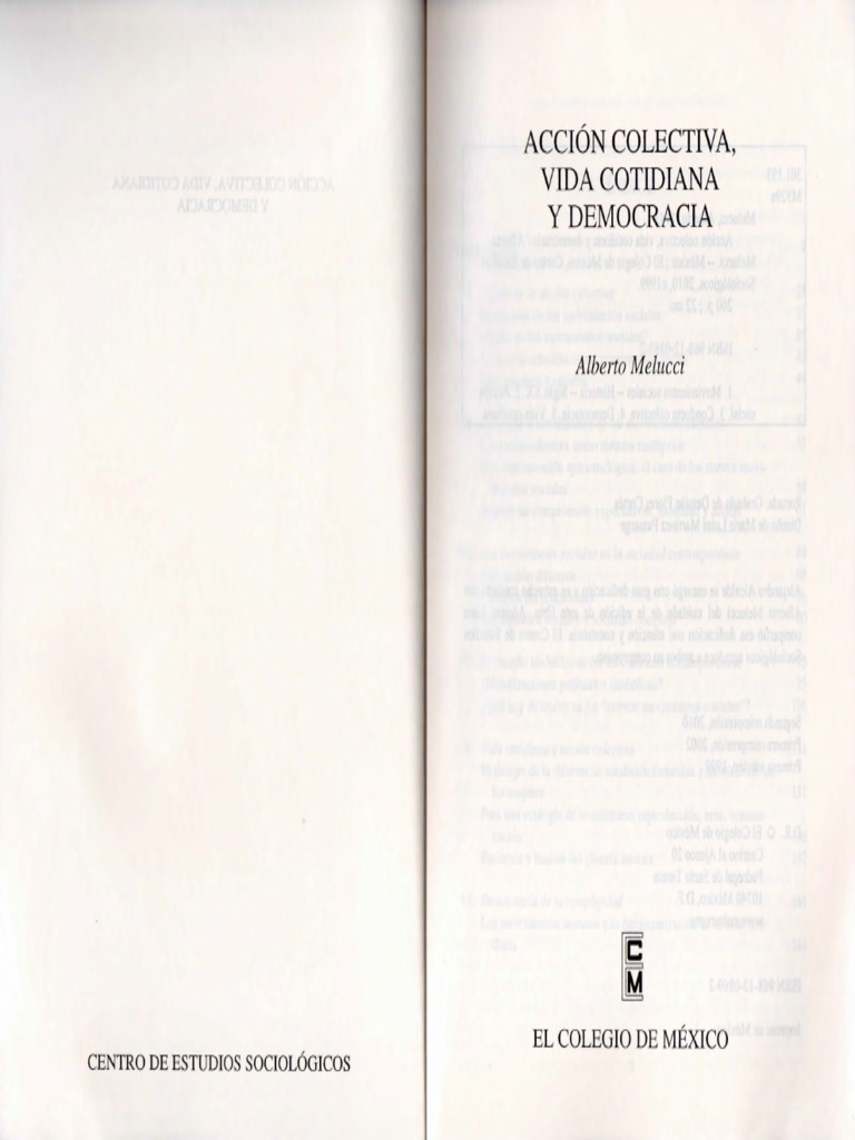 Alberto Melucci "Acción Colectiva" | PDF