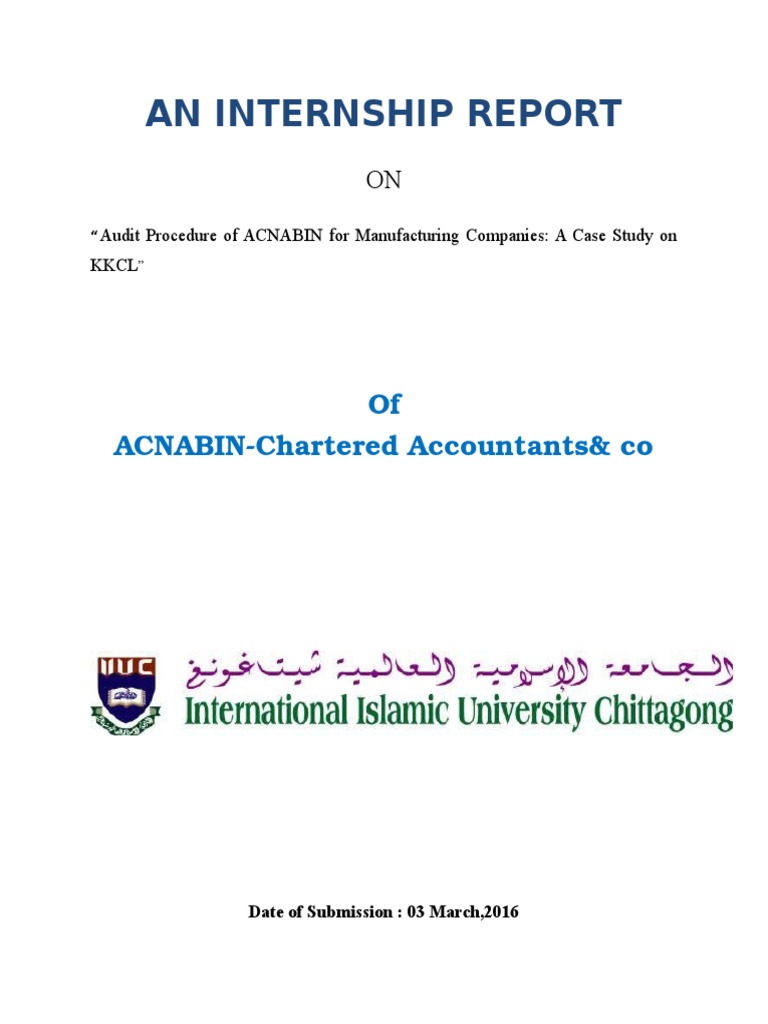 ACNABIN Audit Procedures Case Study | PDF | Business | Technology ...