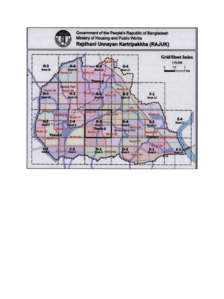 Purbachal Map | PDF | Transport | Road Transport