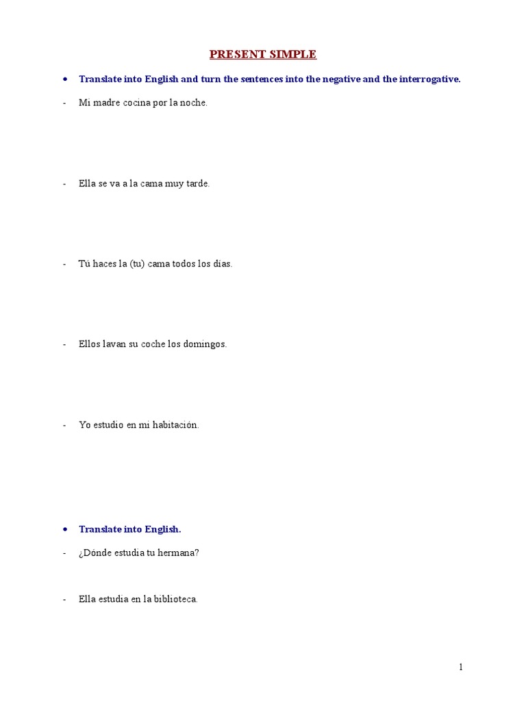 Frases para Traducir | PDF | Entretenimiento (general) | Idiomas