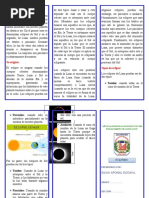 Mapa Conceptual Los Eclipses | PDF | Ciencia y matemáticas