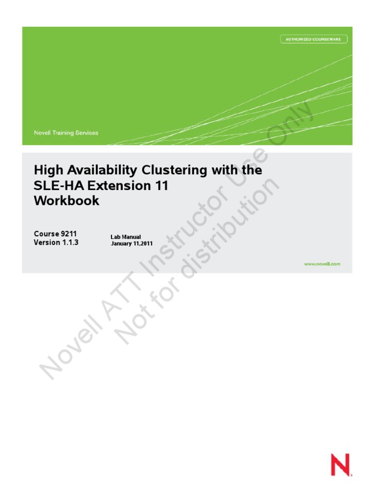 Inst 9211 Lab - Manual PDF | PDF | Trademark | Computer Cluster Inst 9211 Lab - Manual PDF | PDF | Trademark | Computer Cluster
