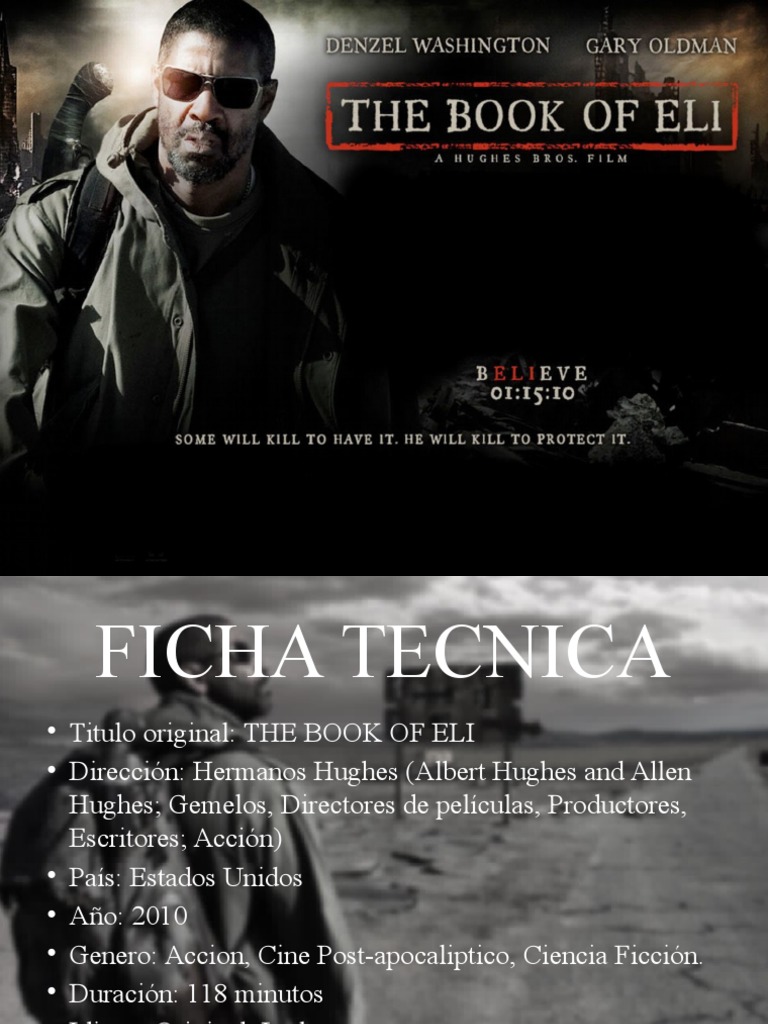 Ficha Técnica: El Libro de Eli | PDF | Libros para adolescentes