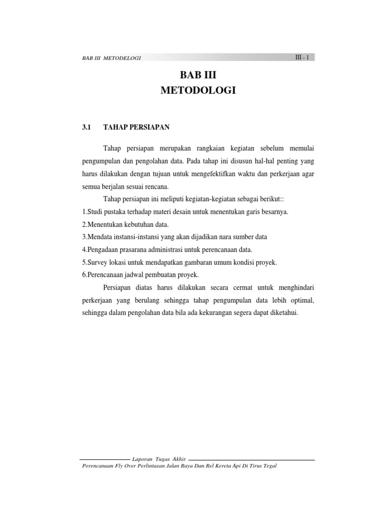 Perencanaan Fly Over | PDF