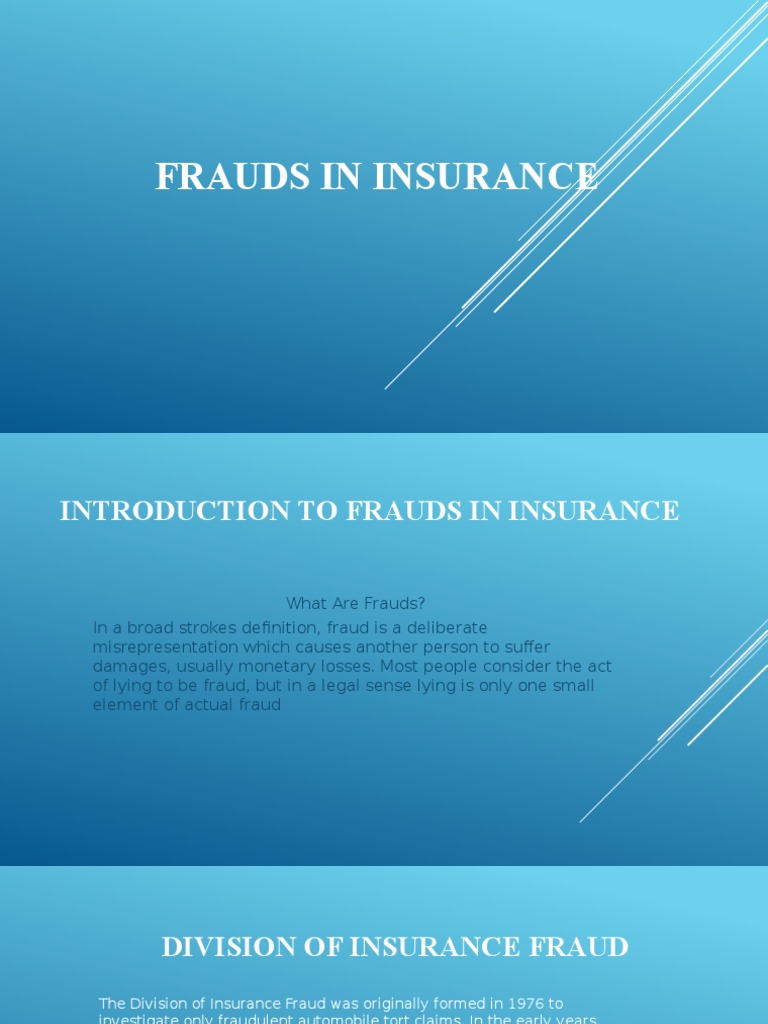 Understanding Insurance Fraud | PDF | Fraud | Insurance