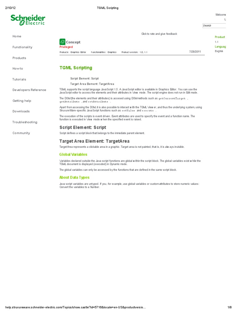 TGML Scripting | PDF | Scripting Language | Document Object Model