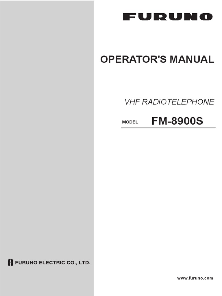 FM8900S Operator's Manual A | PDF | Broadcasting | Wireless