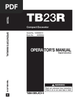 Takeuchi tb230 Service Manual | PDF | Pump | Horsepower