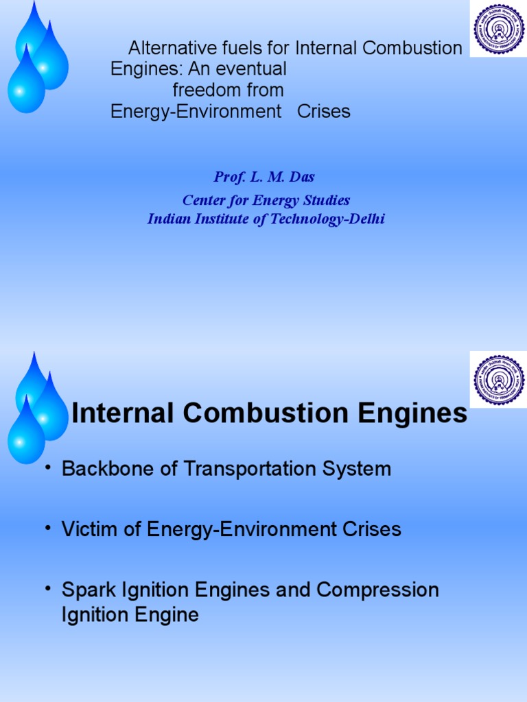 Alternate Fuel For IC Engines | PDF | Natural Gas | Biodiesel