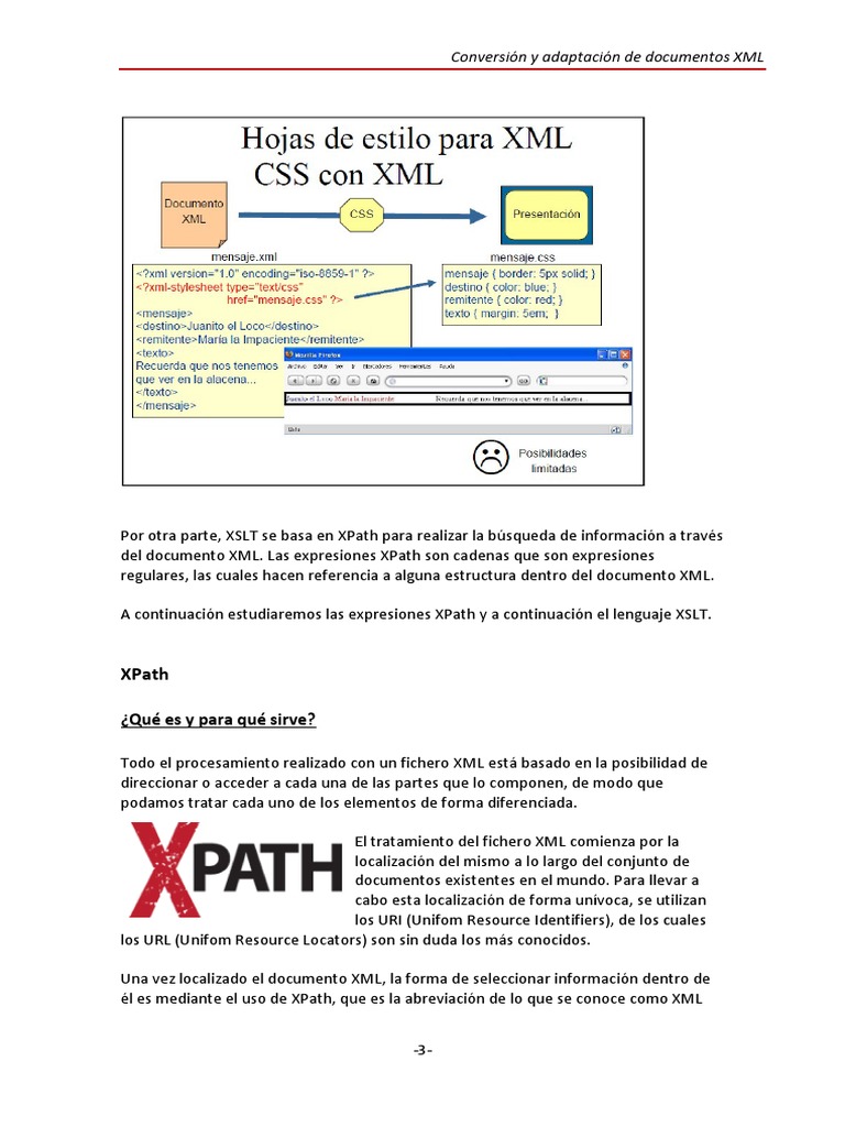 XPath y XSLT: Procesamiento de Documentos XML | PDF | Informática